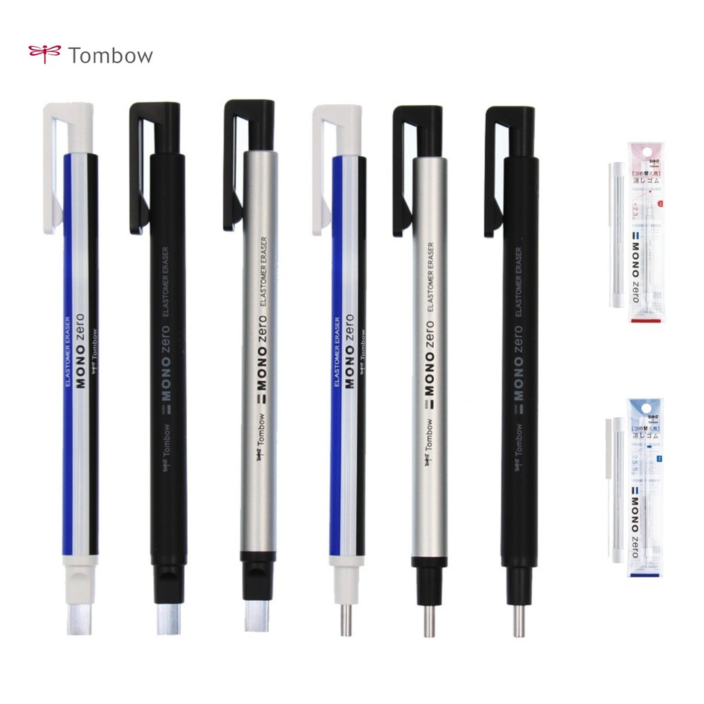2.5 mm x 5 mm Tombow ER/Kus Mono Zero Eraser RECTANGULAR Refills ...