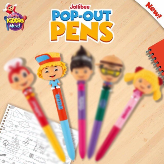Jollibee Pop-Out Pens - POPO | Shopee Philippines