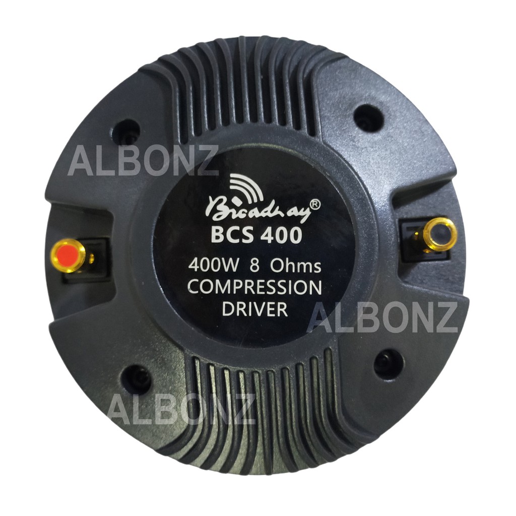 Broadway Tweeter BCS-400 400watts Compression Driver Unit w/ Capacitor ... Broadway Tweeter BCS-400 400watts Compression Driver Unit w/ Capacitor ...