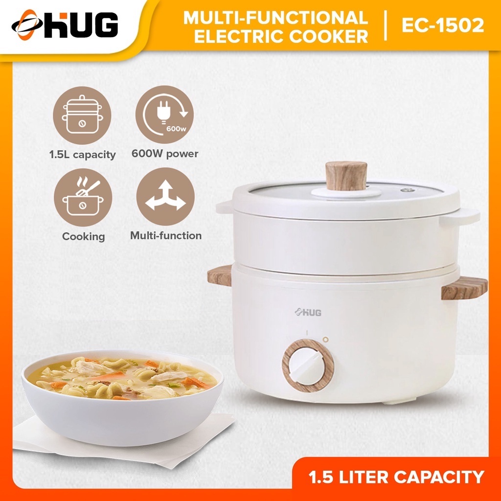 Multicooker Electric Multi Function Cooker Ramen Hot Pot Portable ...