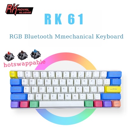 Royal Kludge RK61 Custom Keycaps for Dual Mode Mechanical Keyboard ...