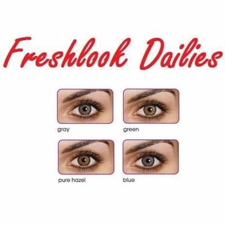 Freshlook Dailies one-day color contact lenses 5 pairs | Shopee Philippines