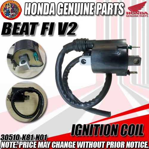 BEAT FI V2 IGNITION COIL (HPI) (GENUINE: 30510-K81-N01) | Shopee ...