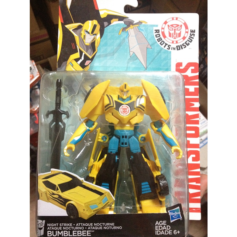 Transformers Warrior Class NIGHT STRIKE BUMBLEBEE Figure Robots in ...