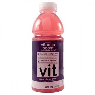 Vitamin Boost 600ml Anti-Stress Boost Grape Drink Pack of 6 | Shopee ...