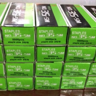 Staple Wire No.26/6 1box/5000pcs. #35 | Shopee Philippines