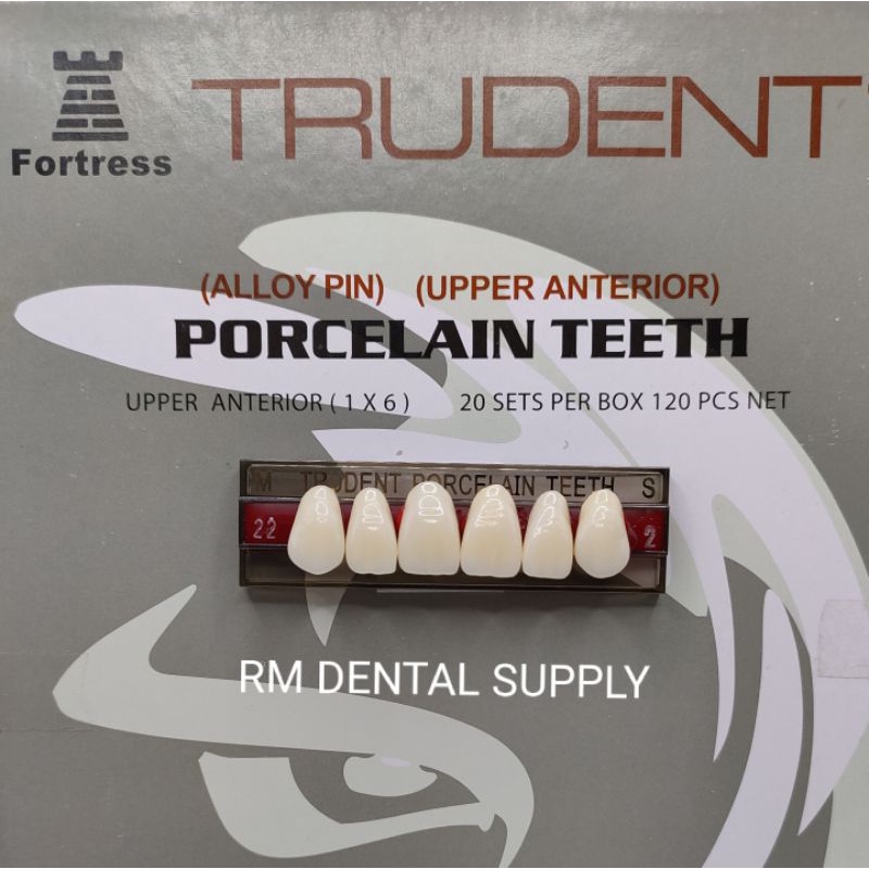 Trudent Porcelain Resin Teeth (Anterior / Posterior) NOT FULL SET ...