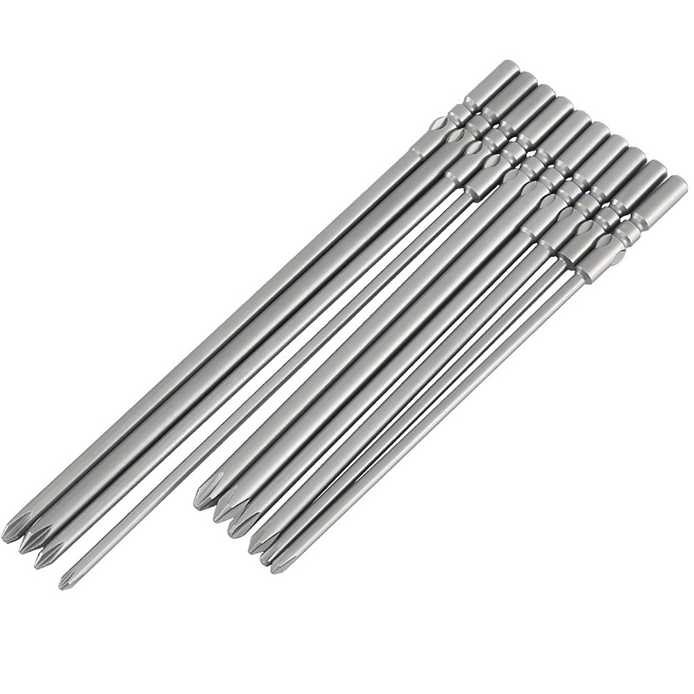 PH00 PH0 PH1 PH2 Phillips Screwdriver Bit S2 Steel Magnetic Extra Long ...