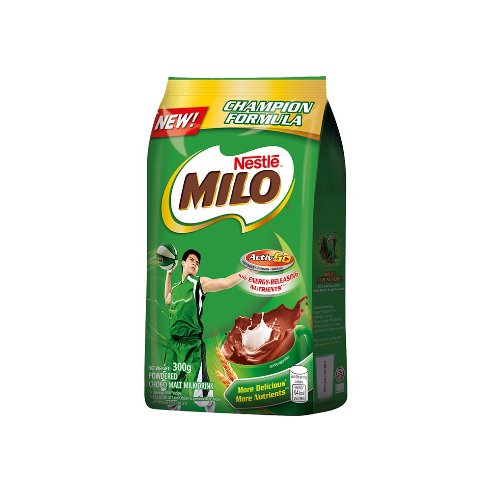 Milo Activ-Go Choco Malt Powdered Milk Drink 300g | Shopee Philippines