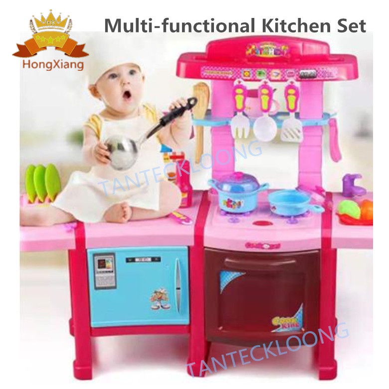NEW Big Kitchen Set For Kids Complete Set Cooking | Shopee Philippines