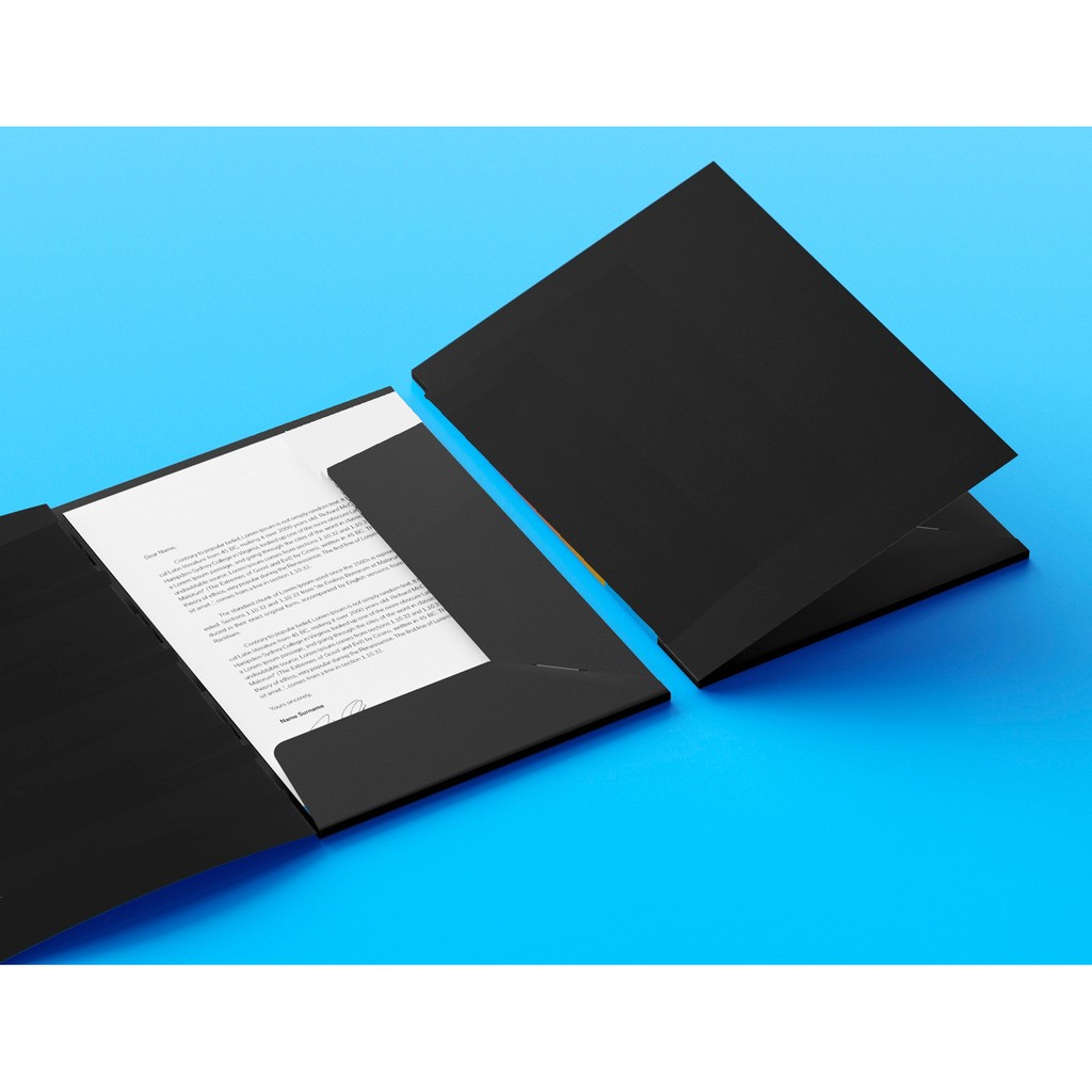 SAKURA Single Pocket Speed Folders with Pocket slits, A4 size, Random ...