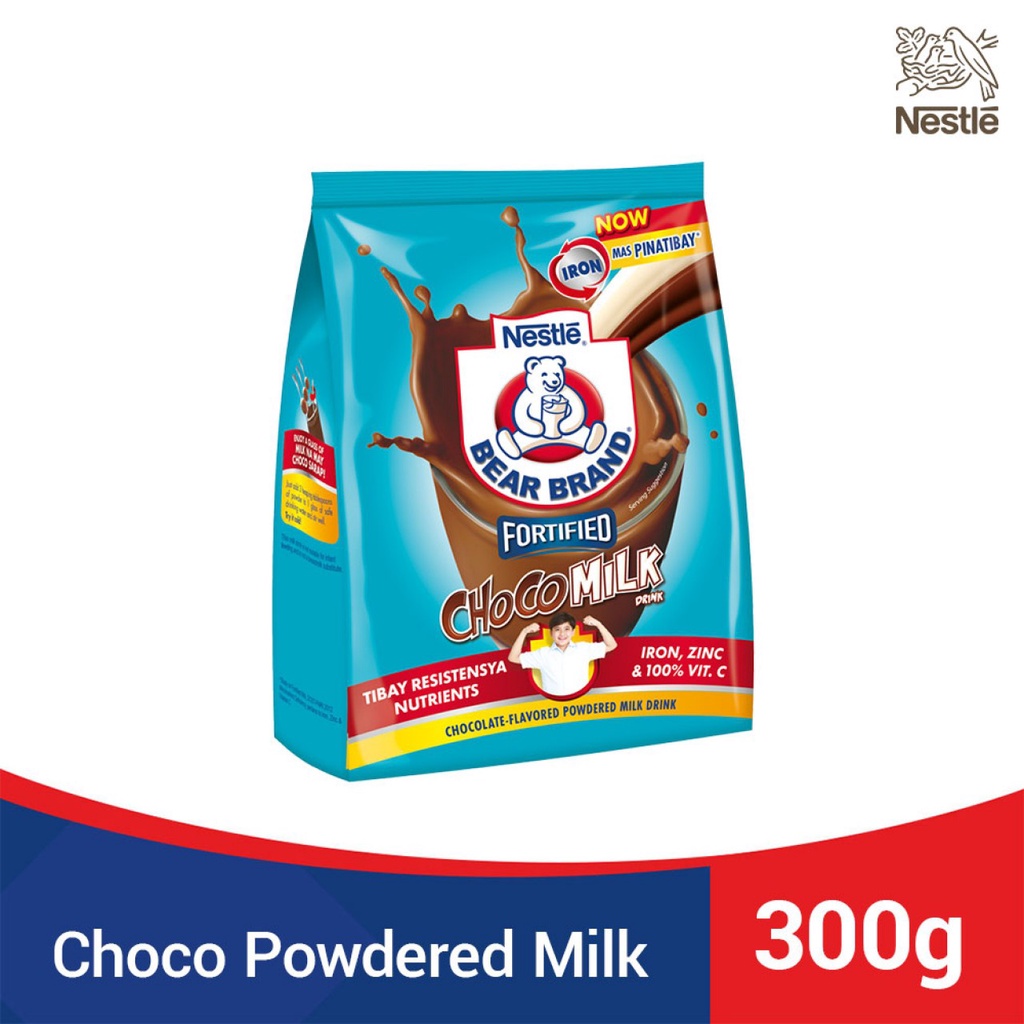 Bear Brand Choco Milk Drink 300g | Shopee Philippines