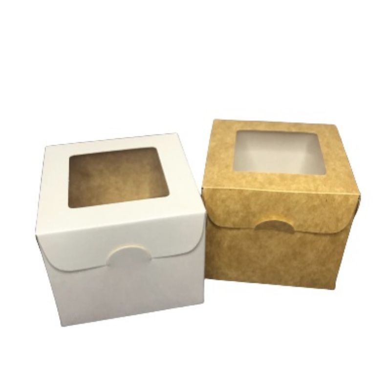 4x4x3.5 Cupcake Box Solo /Pastry Box(Set of 10 pcs) | Shopee Philippines