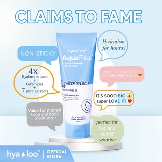 Hyaloo Aqua Plus Deep Hydrating Gel 200ml | Shopee Philippines