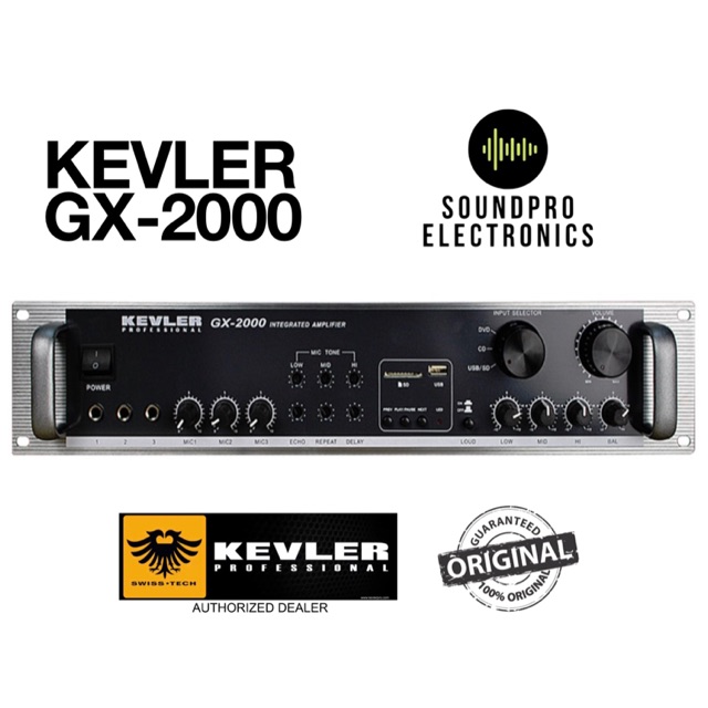 Kevler GX-2000 Integrated Karaoke Amplifier 750W | Shopee Philippines