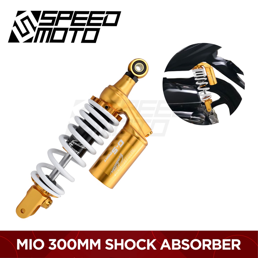MOKOTO MIO REAR SHOCK GAS ABSORBER W/ BASO 300mm HIGH QUALITY CONTROL ...