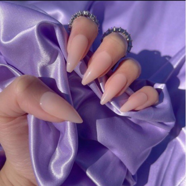 "Creamy Custard" Uv Gel Press On Nails | Shopee Philippines