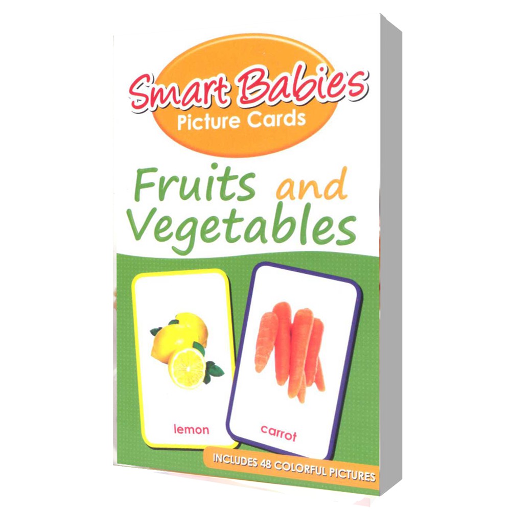 Smart Babies Picture Cards - Fruits & Vegetables | English | Flash ...