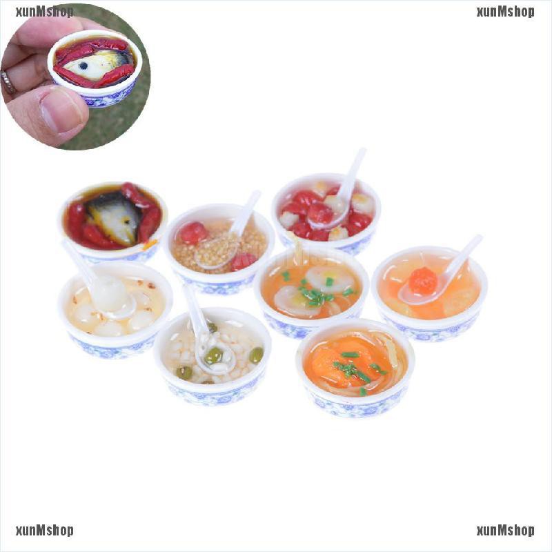 [HXUAN2] 1:6 Scale Dollhouse Miniature Chinese Play Food Toy Doll Food ...