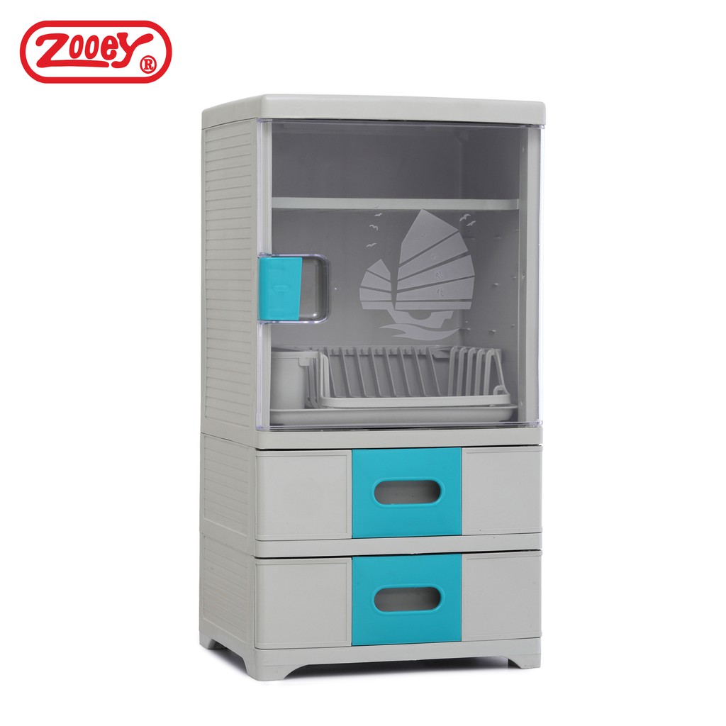 Zooey Premium 2 Drawer Dish Cabinet/Organizer Stock No. 868-2D | Shopee ...