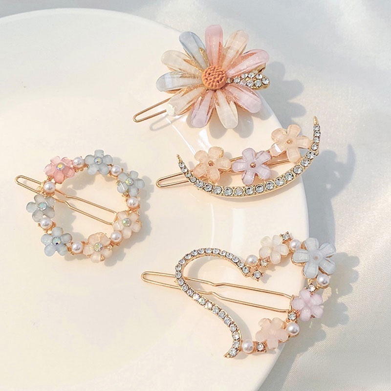 flower hair pin - Best Prices and Online Promos - Mar 2023 | Shopee ...