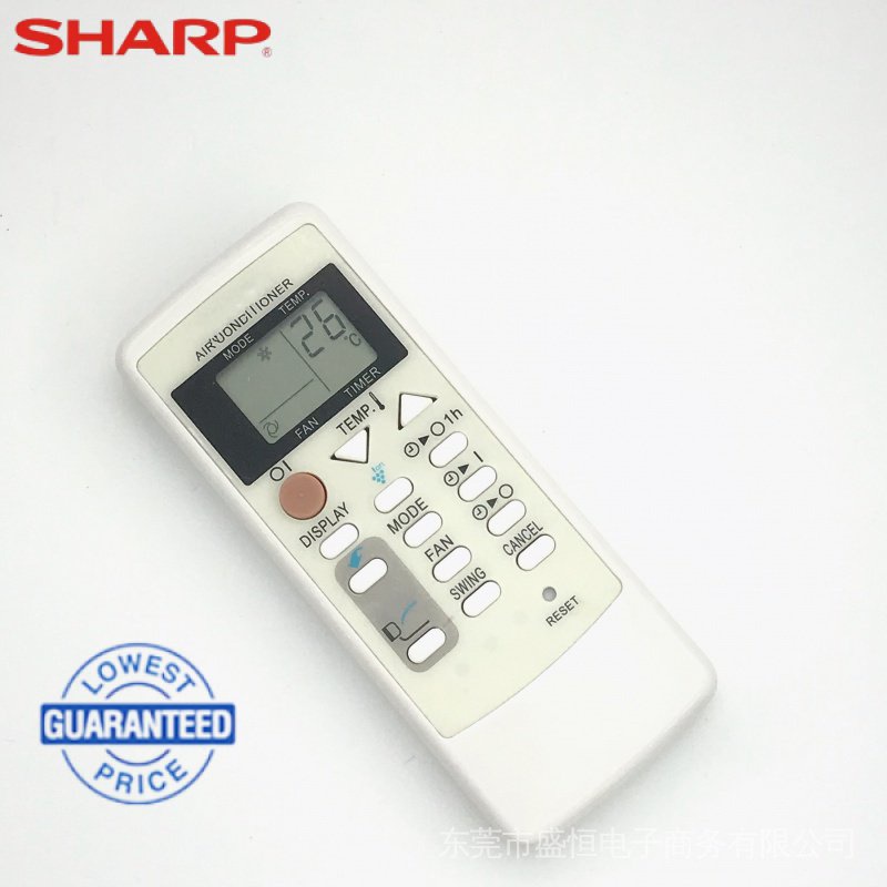 SHARP Air Conditioner Remote Control CRMC-A751JBEZ Universal CRMC ...