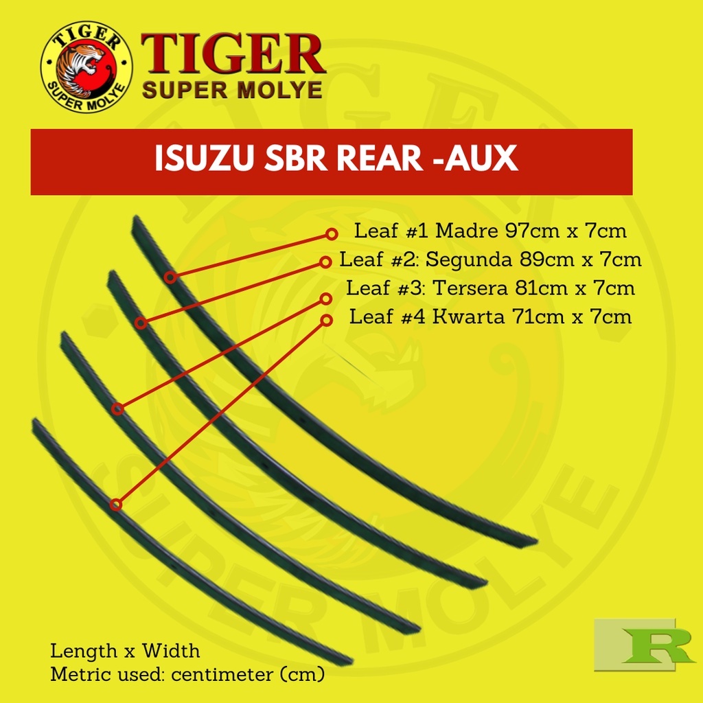 Leaf Spring Molye for Truck Isuzu SBR Rear-AUX | Shopee Philippines