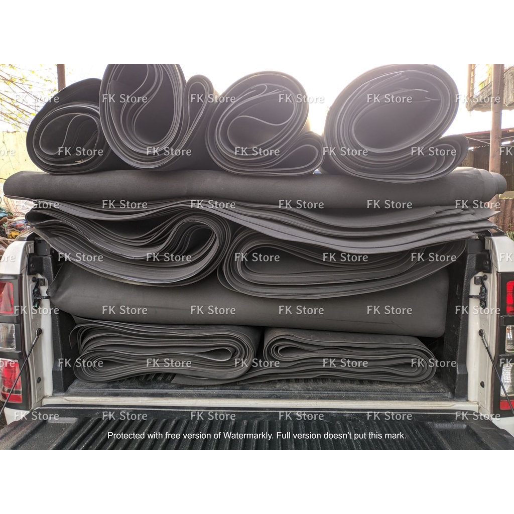 2mm EVA FOAM Rubber Sheet [Black] [PLAIN] WHOLE SHEET 4x8ft approx. - COSTUME MAKING presyo ₱204