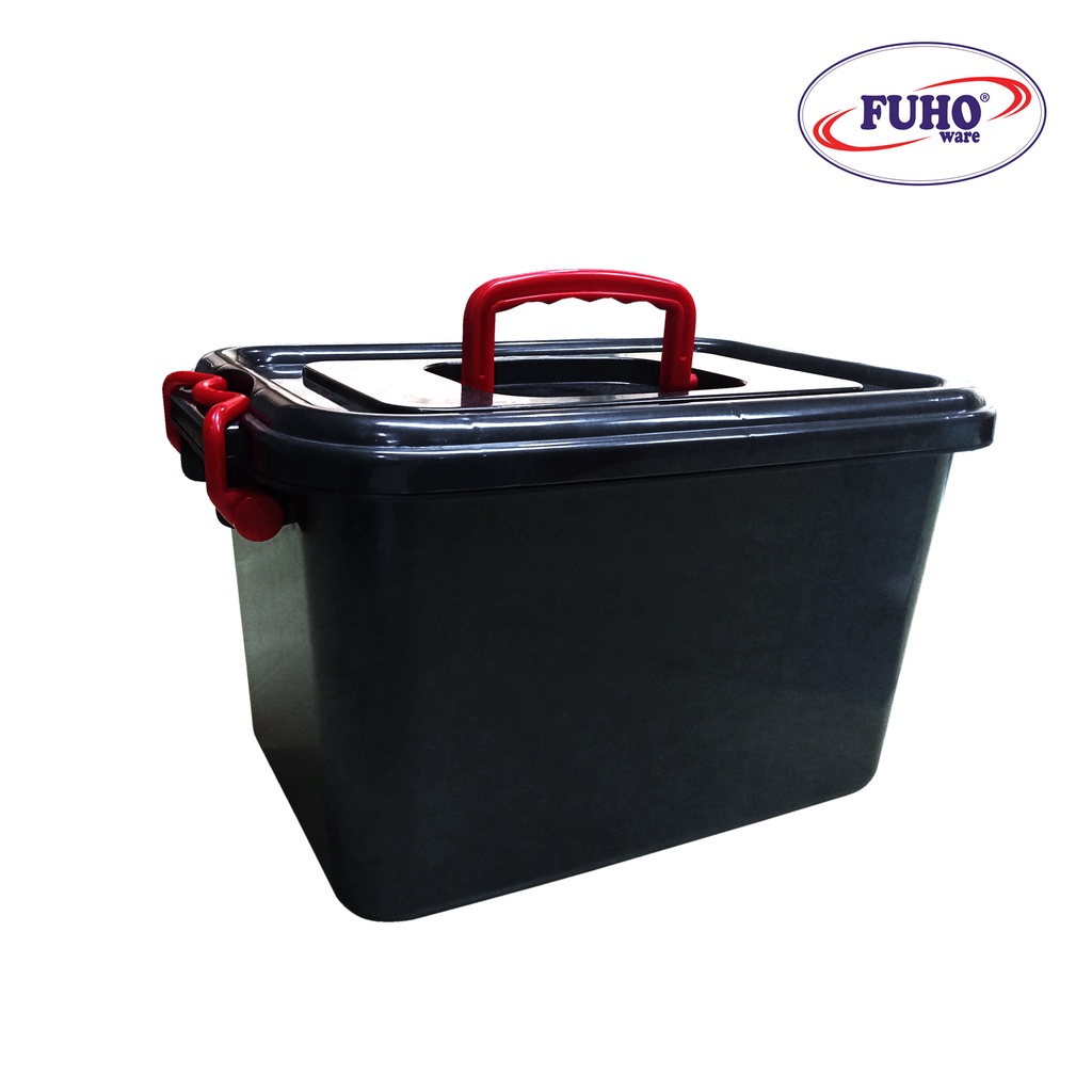FUHO 11L Plastic Handy Box Classic Multi-Purpose Storage Organizer ...