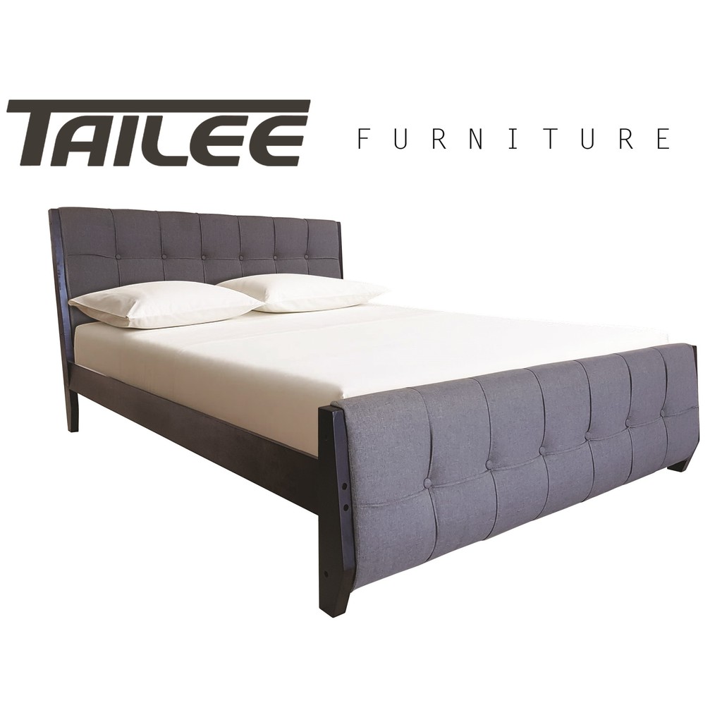 QUEEN SIZE BED FRAME (PADDED HEADBOARD AND FOOTBOARD) - TAILEE PHOEBE ...