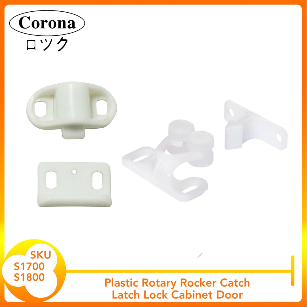 Plastic Rotary Rocker Catch Latch Lock Cabinet Door | Shopee Philippines