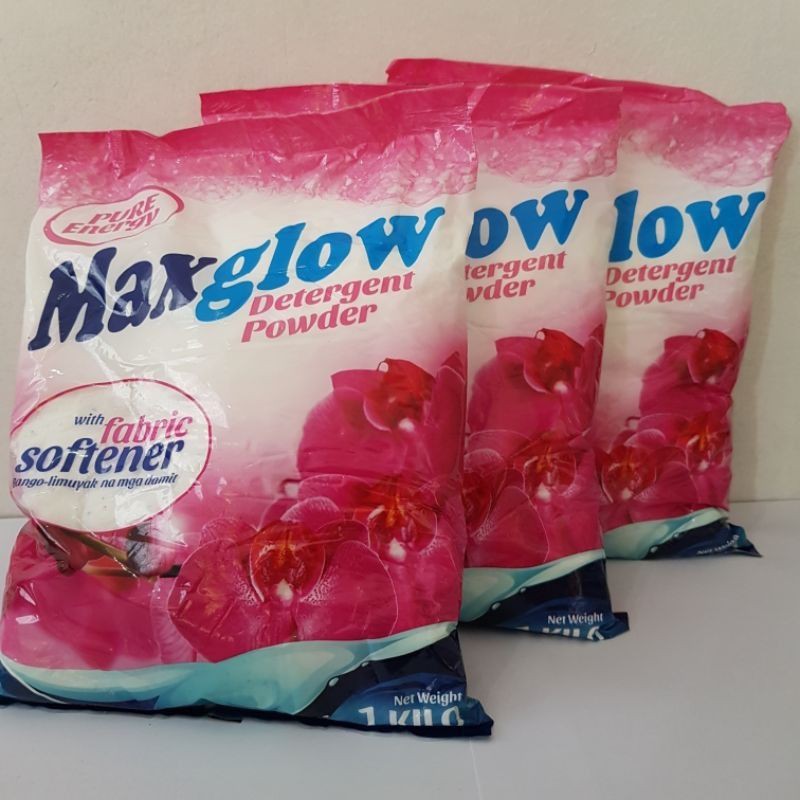 Authentic Max Glow Powder Detergent with Fabric Conditioner | BeeCost
