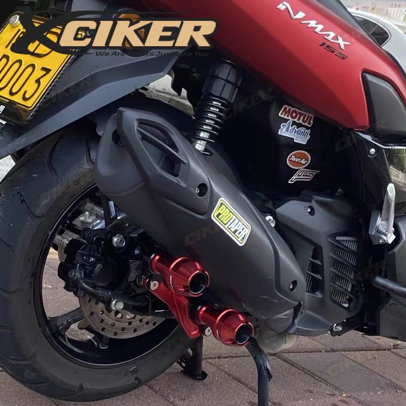 HONDA PCX 160/150/125 Muffler Slider CNC Heavy Duty Motorcycle Exhaust Protector Frame Sliders ...