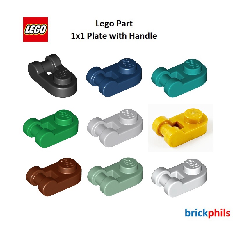 Lego Part 26047 - 1x1 Plate with Handle (5pcs per Lot) | Shopee Philippines