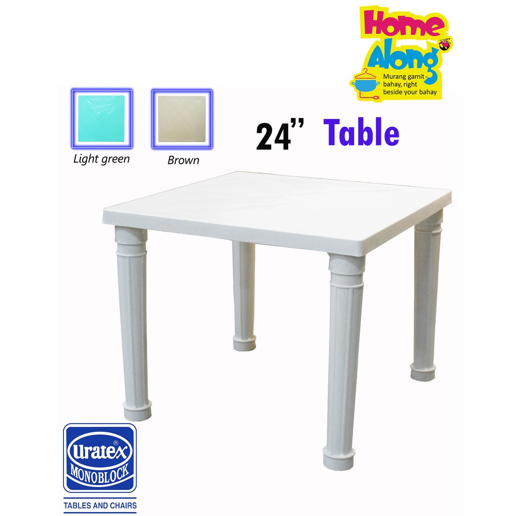 URATEX Square Monobloc Table 2x24x20 Shopee Philippines