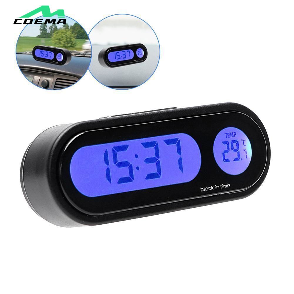 New Car Electronic Watch Mini Digital Clock Auto Dashboard Decoration ...