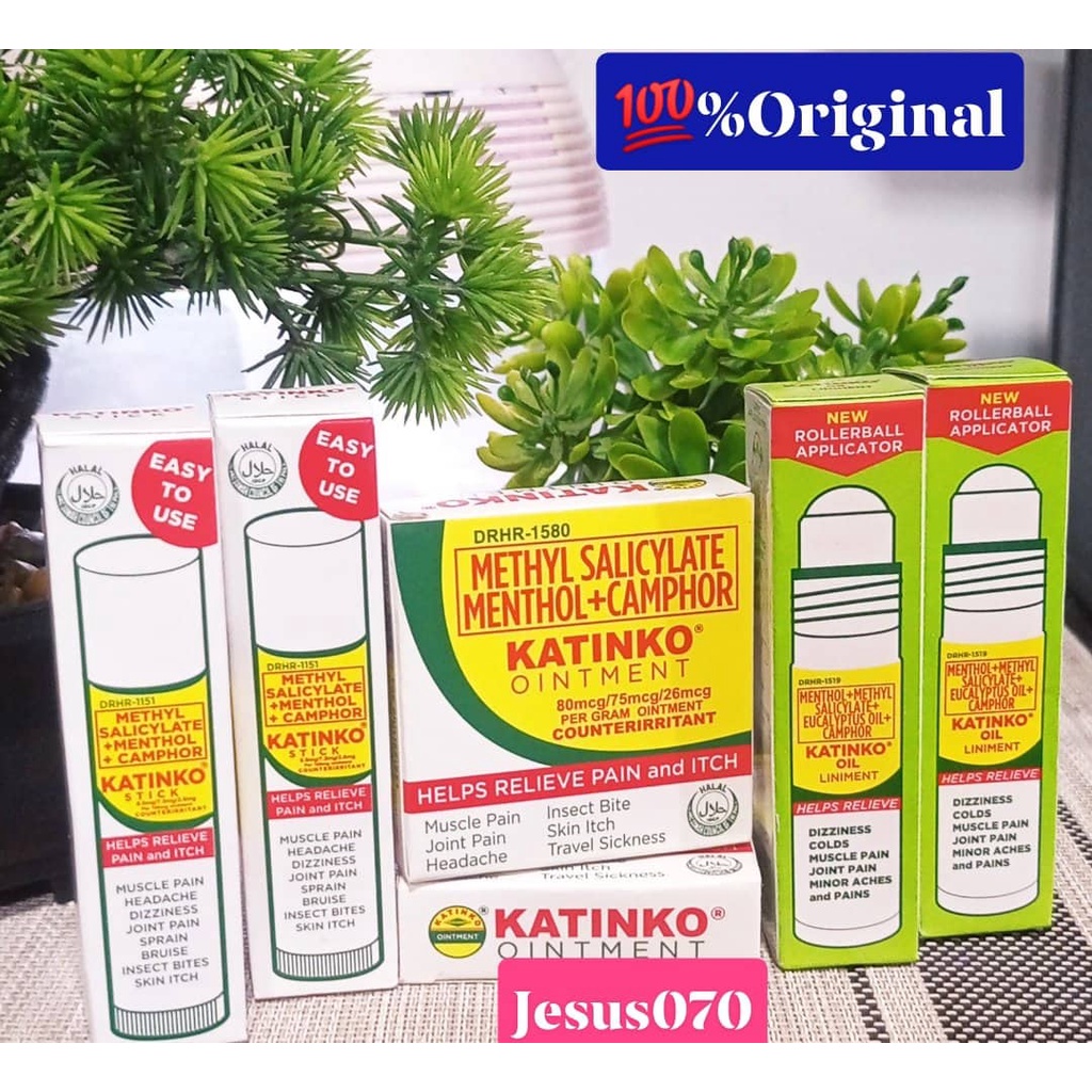 Katinko Oil Liniment Roll On / Katinko Stick - 10ml | Shopee Philippines
