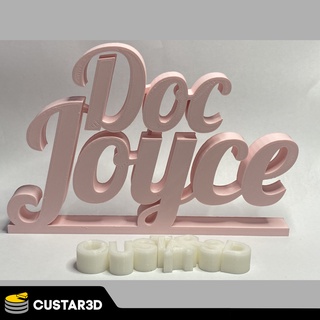 Desk Standee Personalized Name 3D Printed PLA | Shopee Philippines