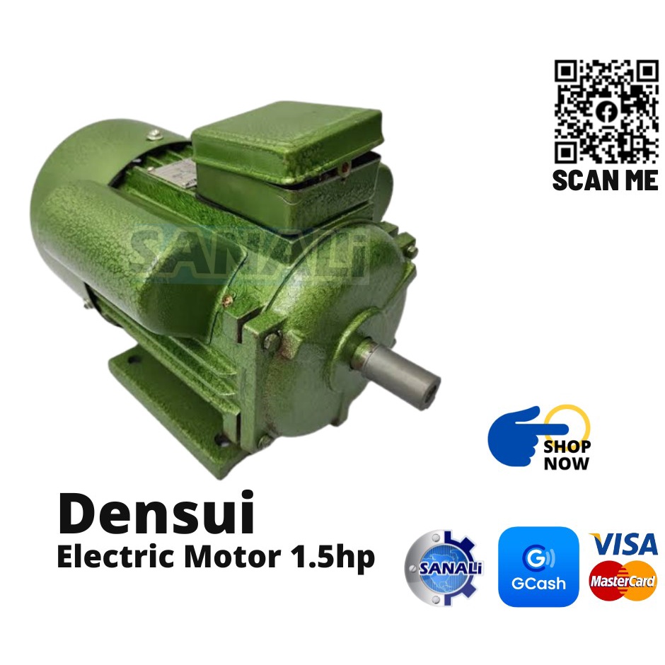 DENSUI Electric Motor 1.5HP Aluminum (Single Phase) | Shopee Philippines