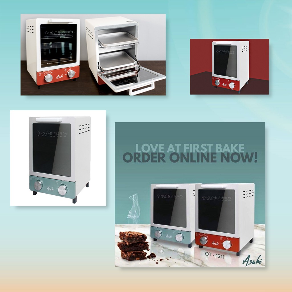OVEN TOASTER 2LAYER 12Li. ASAHI | Shopee Philippines