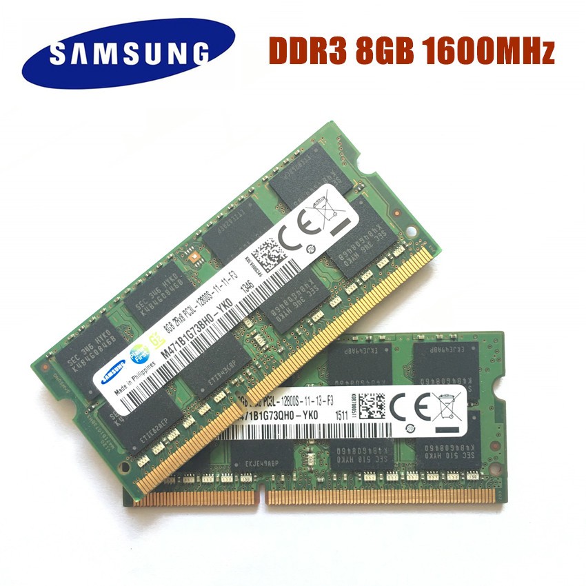 Samsung 16GB 2x8GB 2RX8 DDR3 1600MHz PC3L-12800S 204PIN SO-DIMM Memory | Shopee Philippines