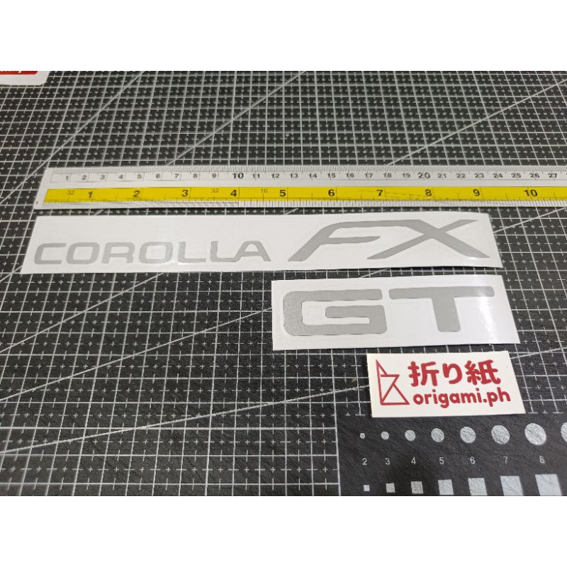 Corolla FX GT Decal Sticker Set | Shopee Philippines