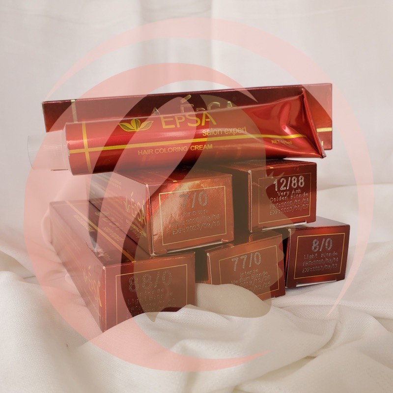 Epsa Hair Color Hair Coloring Cream Hair Dye W/O Oxidizing Catalog 1 by ...