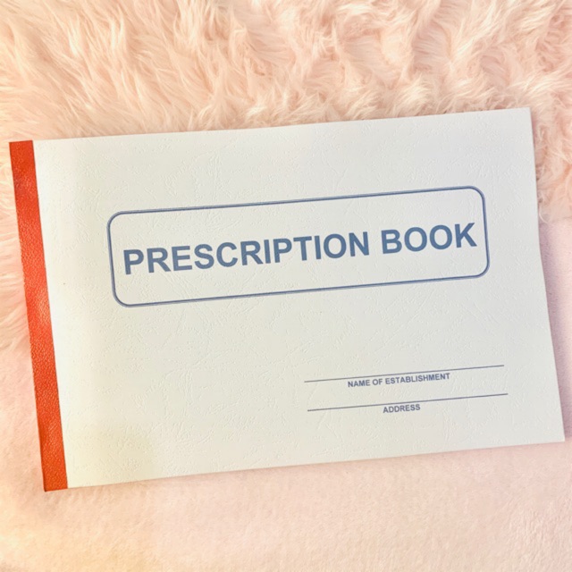 Prescription Book for Drugstore (NEW FORMAT) | Shopee Philippines