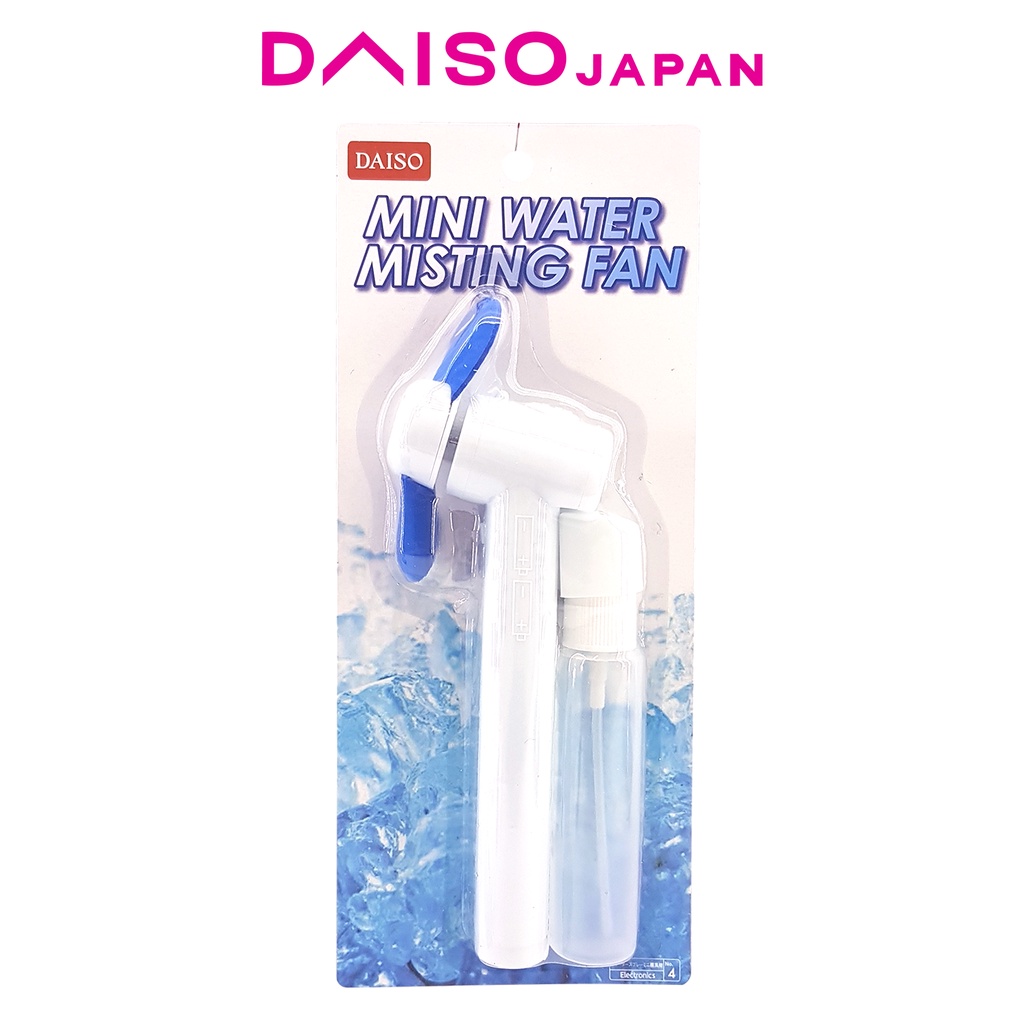 Daiso White Mini Water Misting Fan | Shopee Philippines