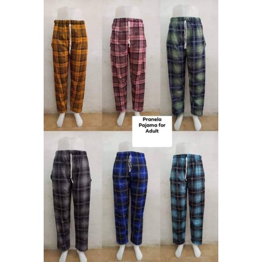 PRANELA PAJAMA FOR ADULT ASSORTED COLOR(M-XL) | Shopee Philippines