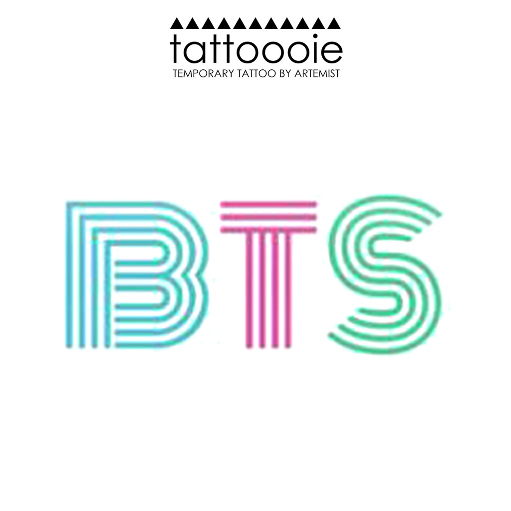 TATTOOOIE - TEMPORARY TATTOO - BTS DYNAMITE LOGO | Shopee Philippines