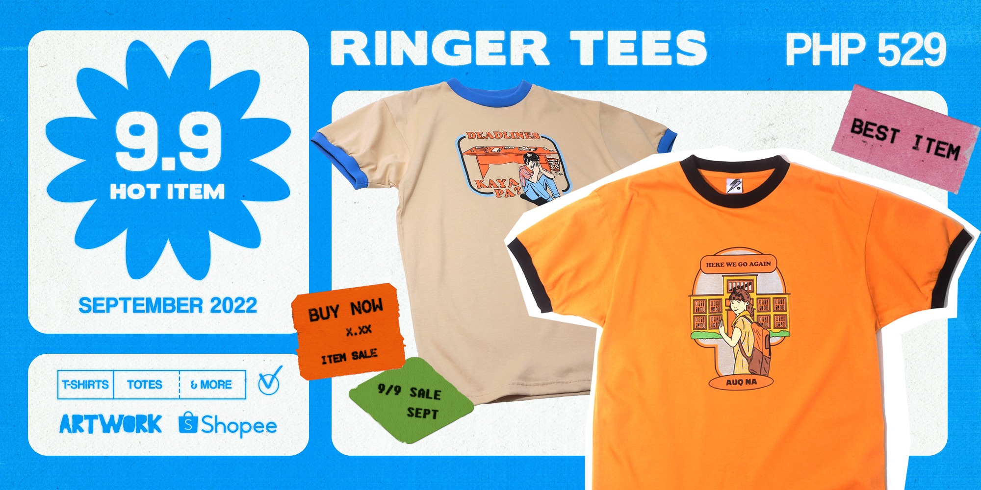 Artwork T-shirts, Online Shop | Shopee Philippines