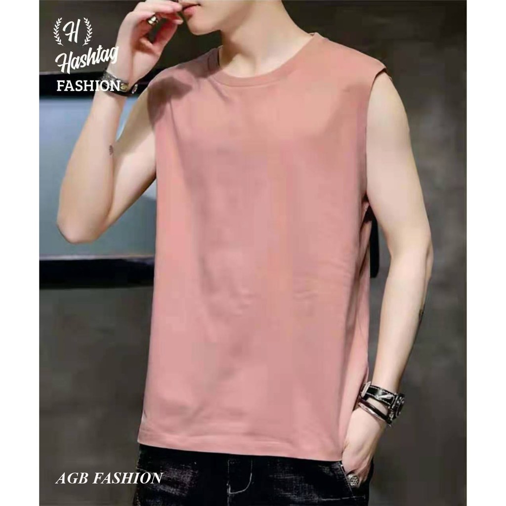 Simple Sando for Men Sleeveless Muscle Tee Plain Sando for men | Shopee ...