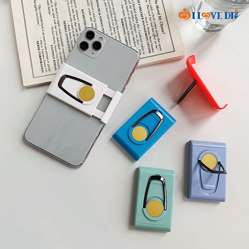 Creative Clip-on Detachable Cell Phone Finger Ring Buckle Stand/ 360 ...